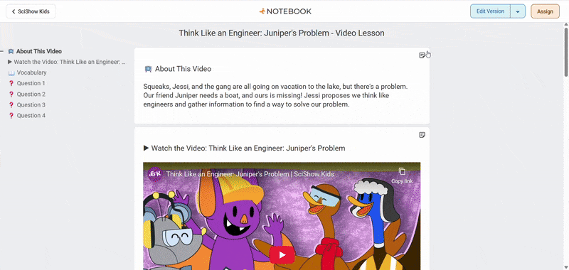 PocketLab Notebook + SciShow Kids