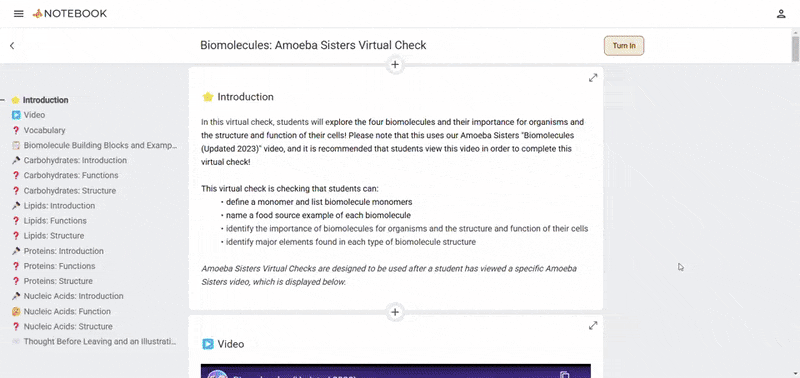 PocketLab Notebook + Amoeba Sisters